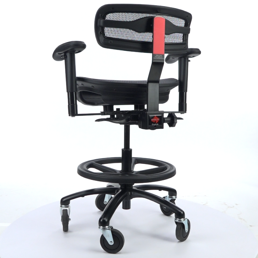 Stealth Pro Chair-Music Engineer Chair With Tourmax Casters – Stealth ...